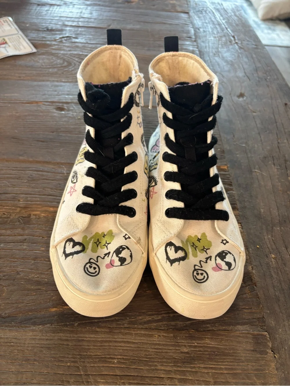 Source Unknown | Shoes | Target Black Canvas Shoes With Bright Green ...